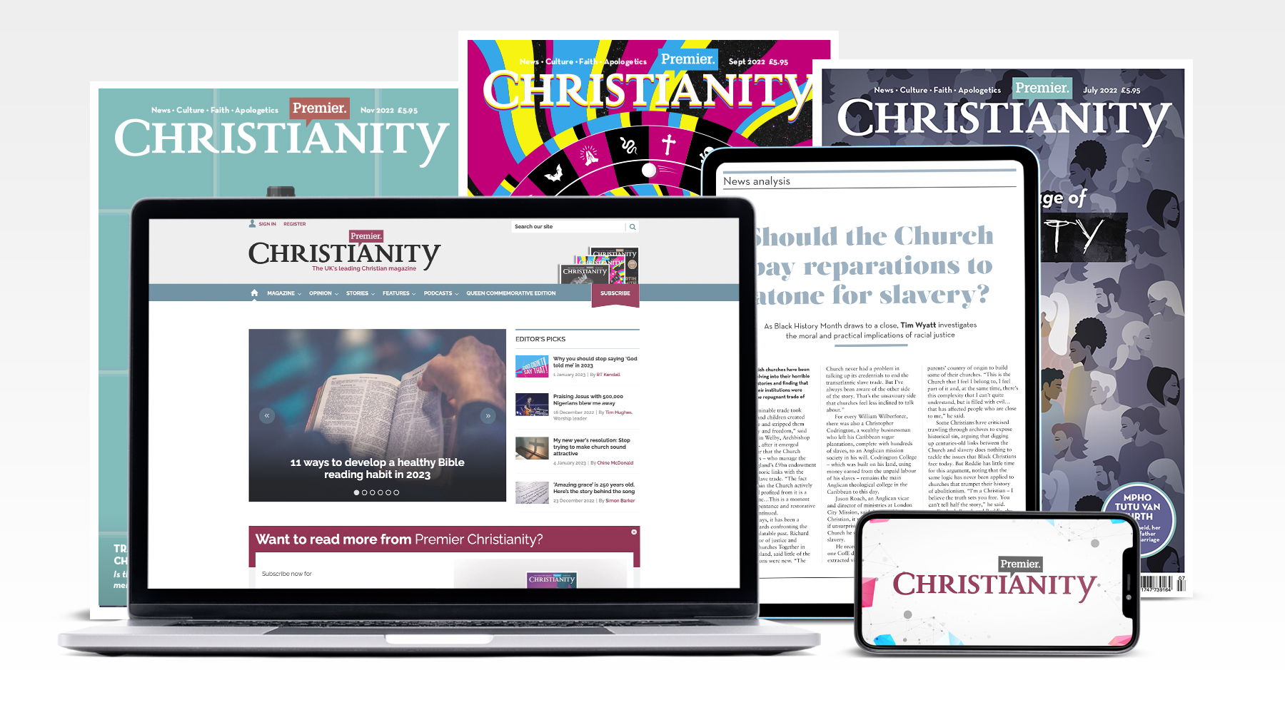 Subscribe to Premier Christianity - The UK's leading Christian magazine